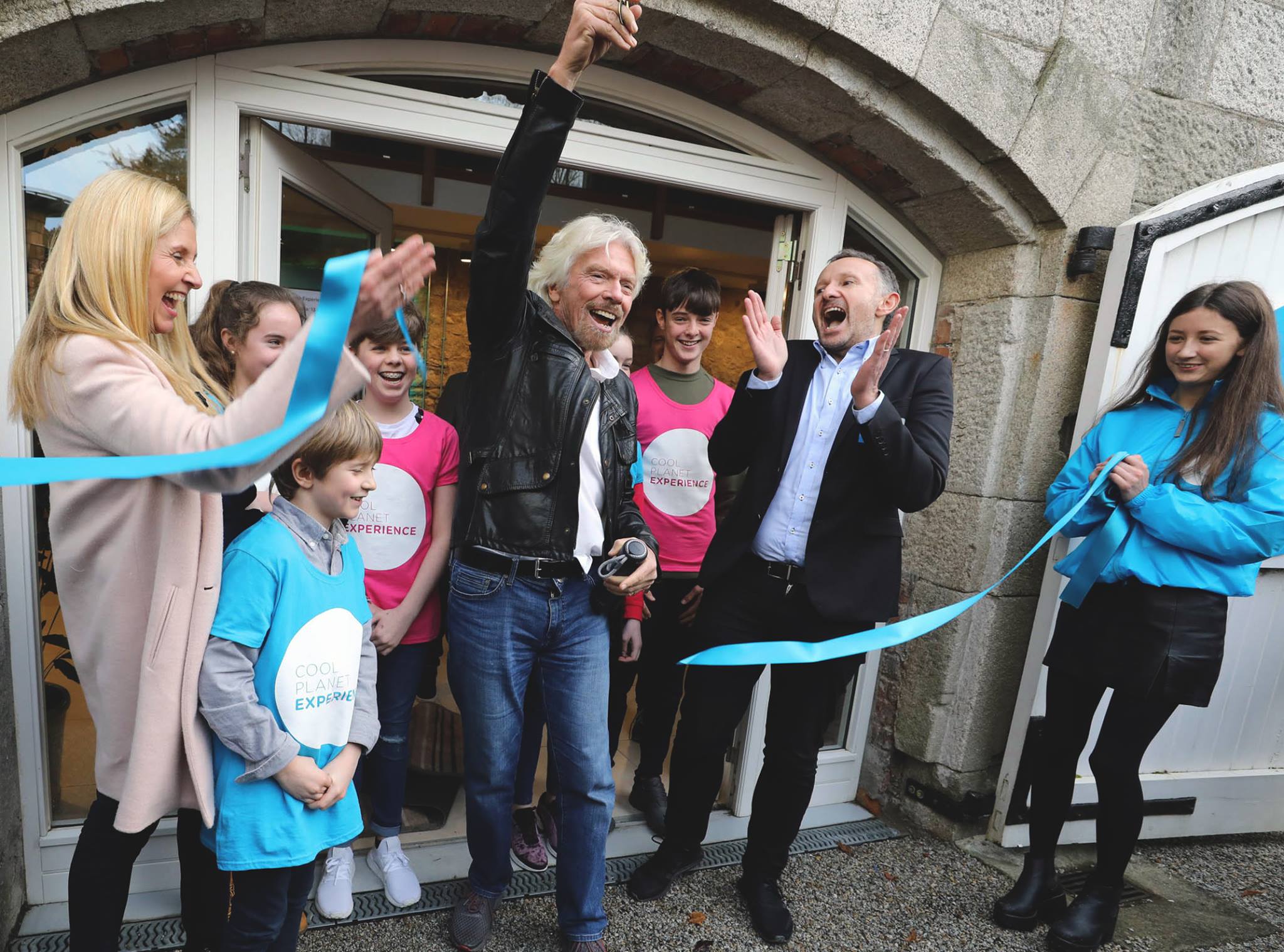 Sir Richard Brandon officially launches The Cool Planet Experience